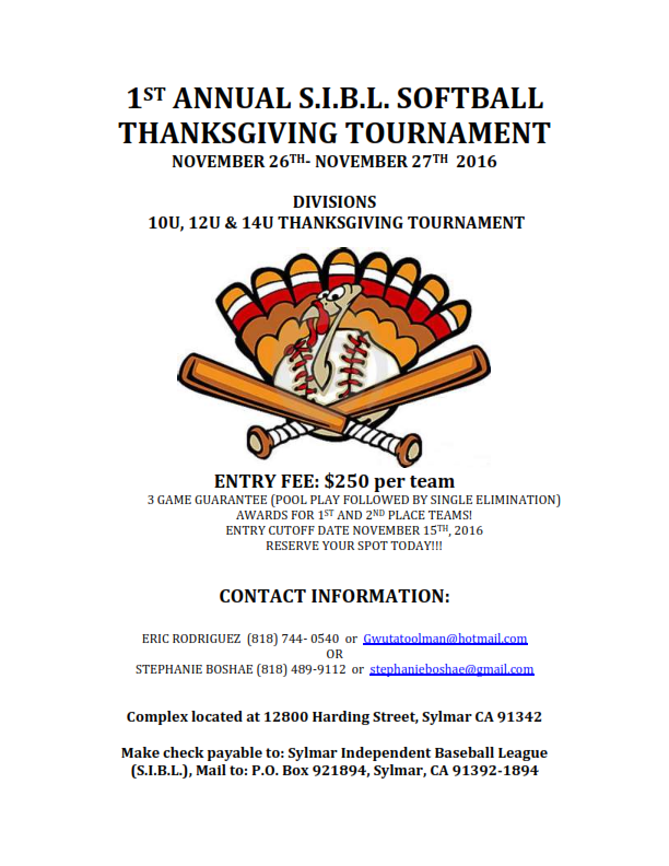 Sylmar Independent Baseball League - Sylmar Independent Baseball League