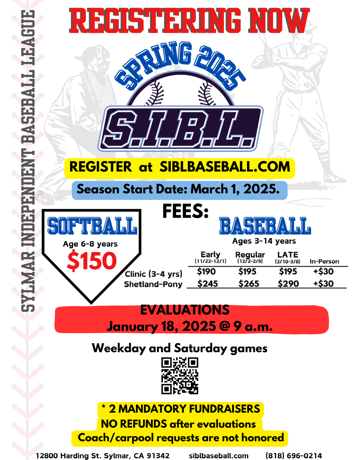 Sylmar Independent Baseball League - SIBL